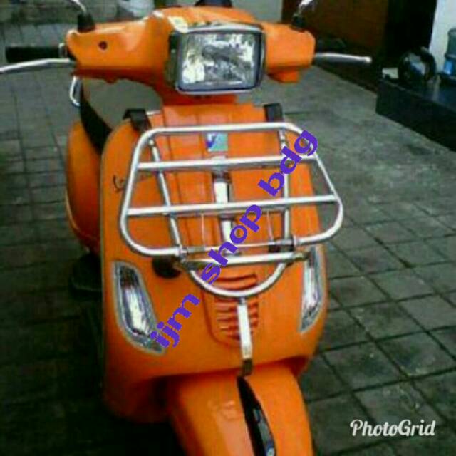 Jual Variasi vespa lx s front rack | Shopee Indonesia
