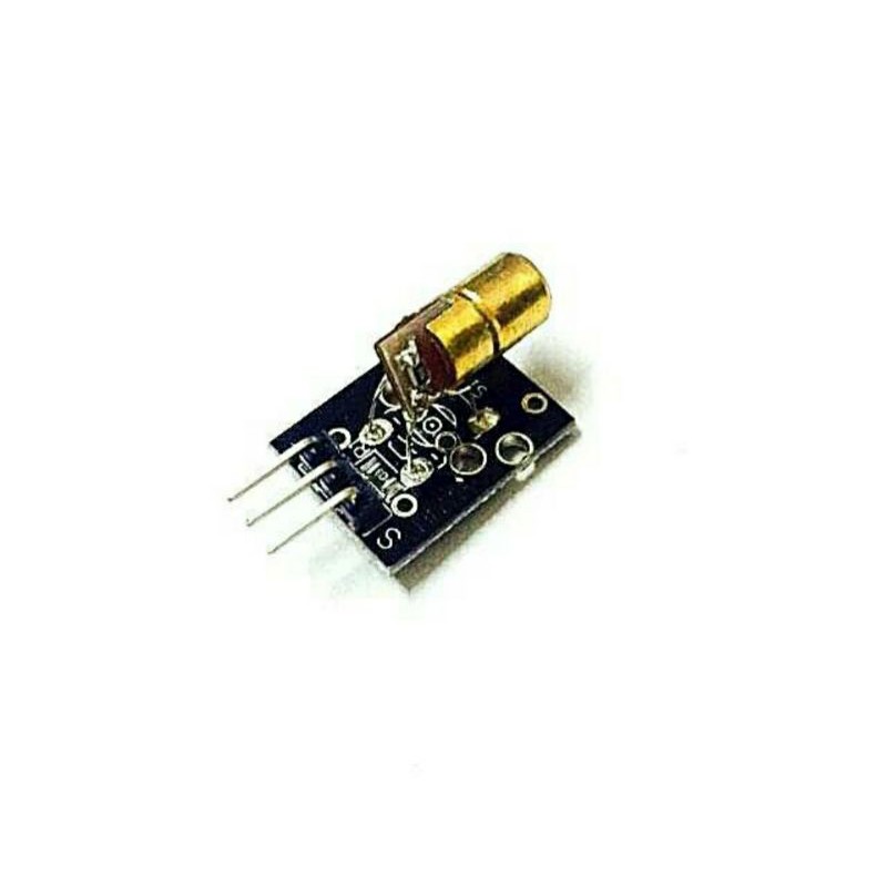 Jual KY-008 650nm Laser sensor Module 6mm 5V 5mW Red Laser Dot Diode ...