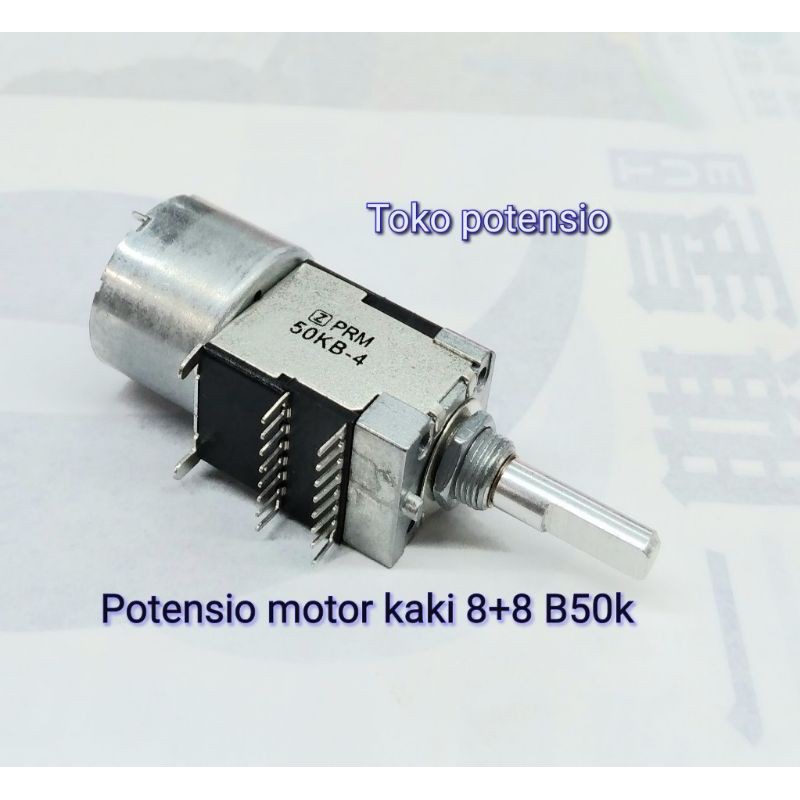 Jual POTENSIO MOTOR KAKI 8+8 B50K | Shopee Indonesia