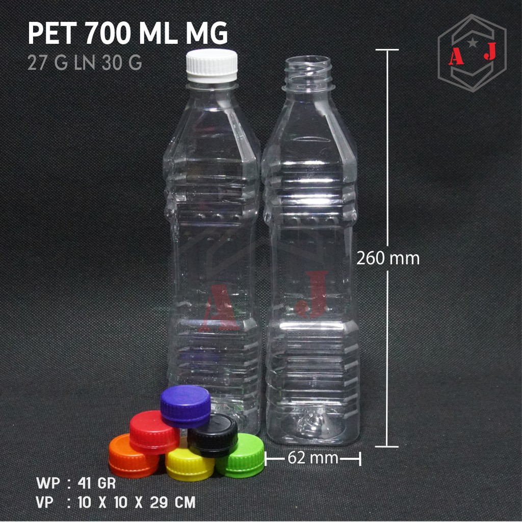 Jual Botol Minyak Goreng 700 ml/Botol Minyak Goreng 700 ml Kotak/Botol ...