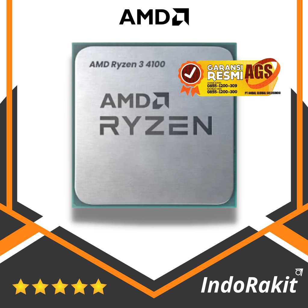 Jual AMD CPU Processor RYZEN 3 4100 MPK Wraight Stealth Cooler - Tray + Fan | Shopee Indonesia
