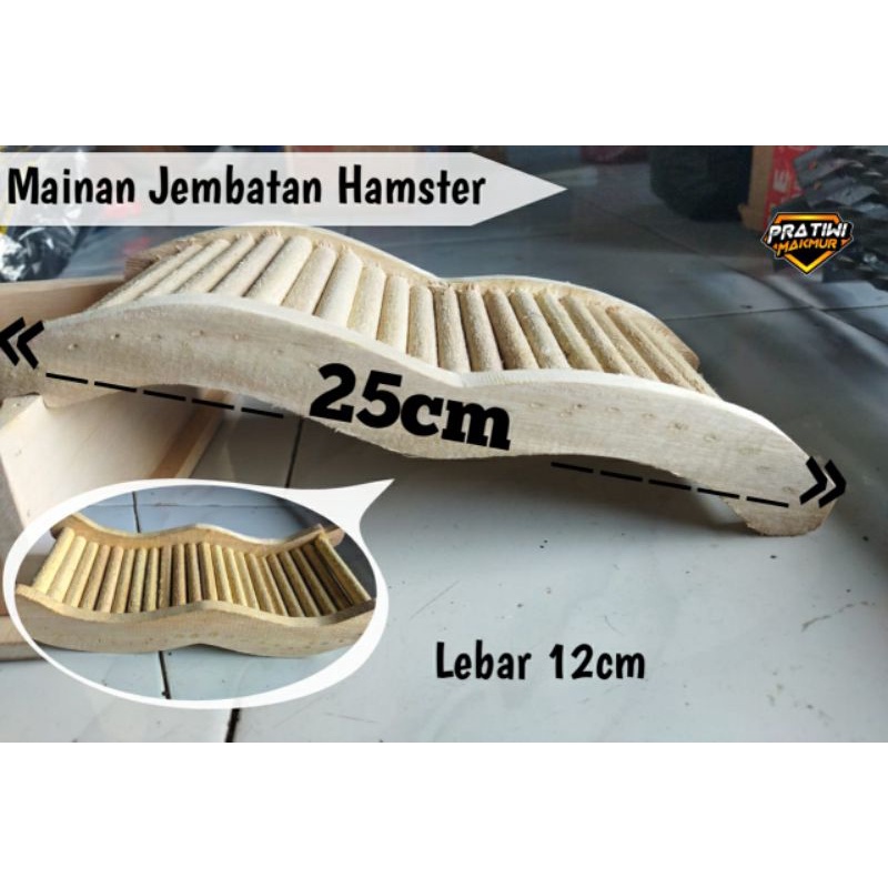 Jual Jembatan Hamster Marmud Kayu Tangga Hamster Marmud Jembatan ...