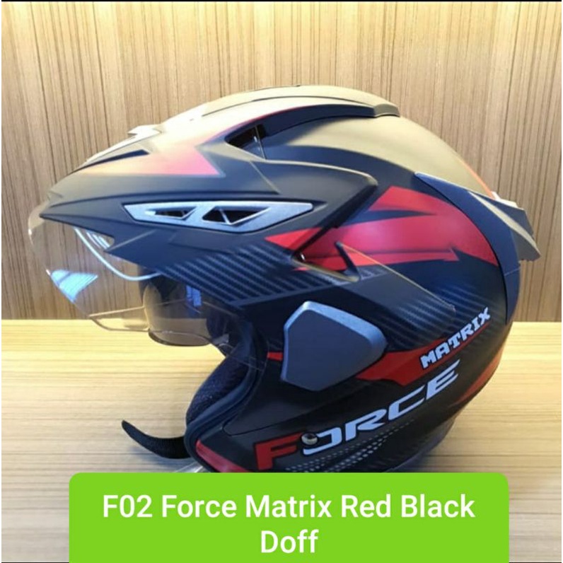 Jual HELM Motor SNI Promo Force matrix anti pecah pria wanita dewasa original | Shopee Indonesia