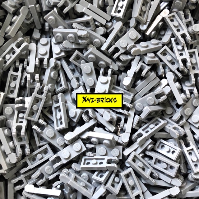 Jual LEGO PARTS 4211804 - Plate 1x2 with Fork Medium Stone Grey (LBG ...