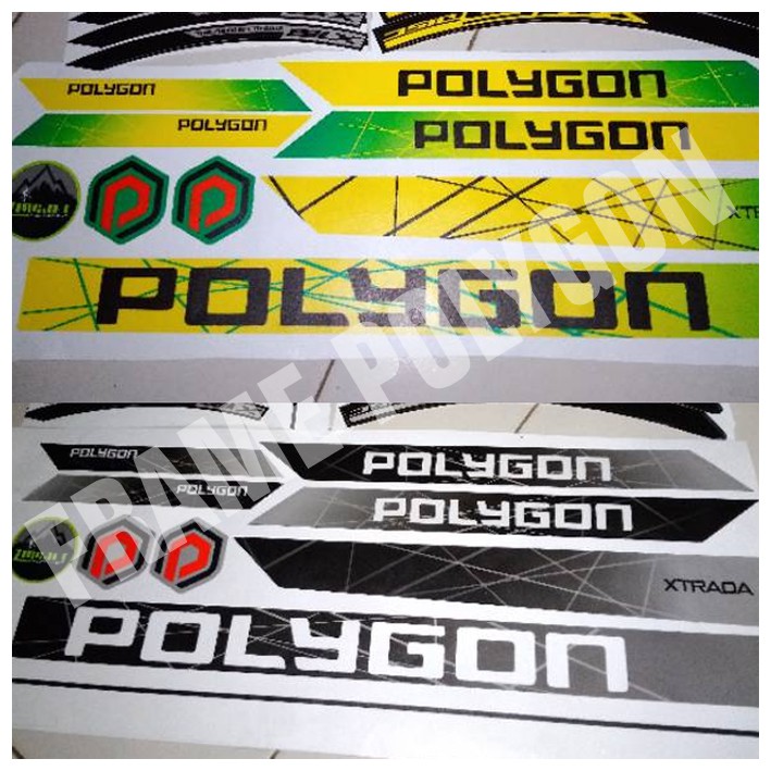 Jual Stiker/decal Full Bike untuk Frame Polygon Universal | Shopee ...