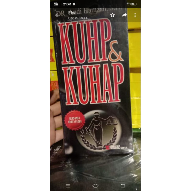 Jual KUHP dan KHUAP karangan Andi Hamzah edisi revisi | Shopee Indonesia