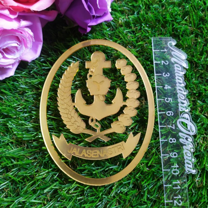 Jual Logo Persit Jalasenastri dari bahan Akrilik GOLD | Shopee Indonesia