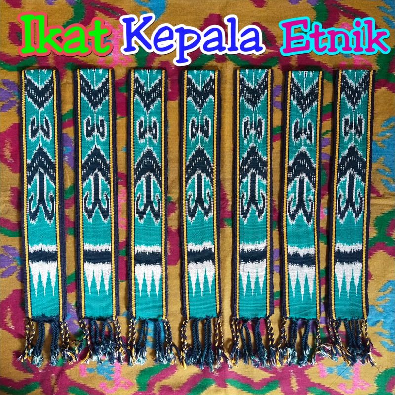 Jual Ikat Kepala Etnik Dayak Kalimantan, Kain tenun | Shopee Indonesia