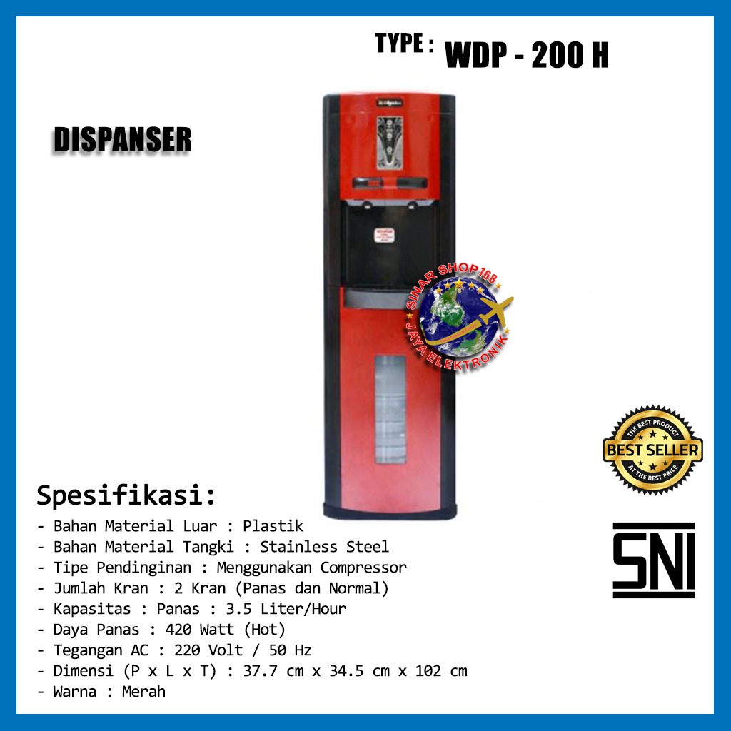Jual Dispenser Miyako WDP - 200 H | Shopee Indonesia
