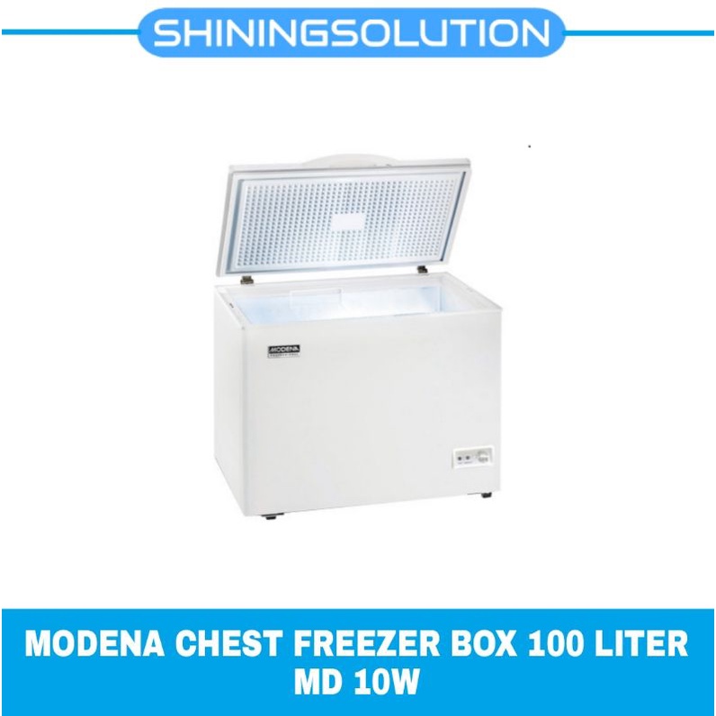 Jual MODENA CHEST FREEZER BOX 100 LITER MD 10W | Shopee Indonesia