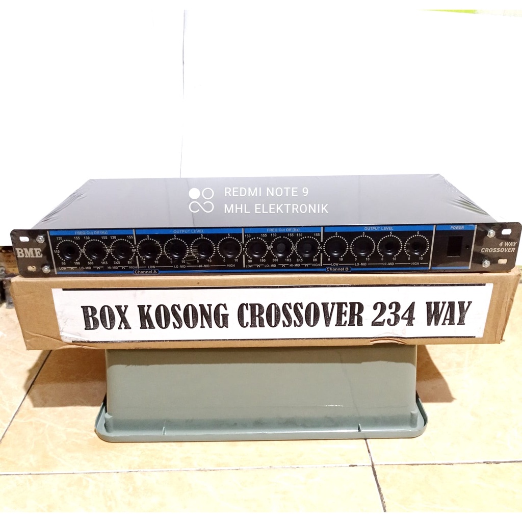 Jual Box Active Crossover 234 Way Stereo Kualitas Bagus Tebal by BME ...