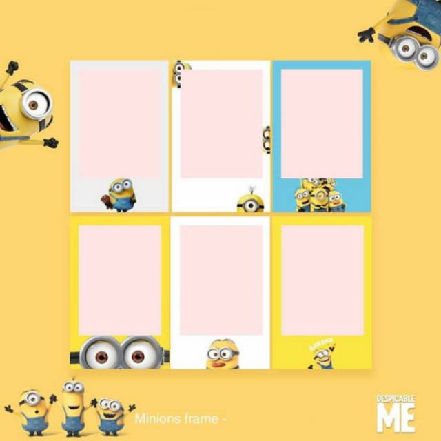 Jual Cetak foto polaroid custom | minions frame | Shopee Indonesia