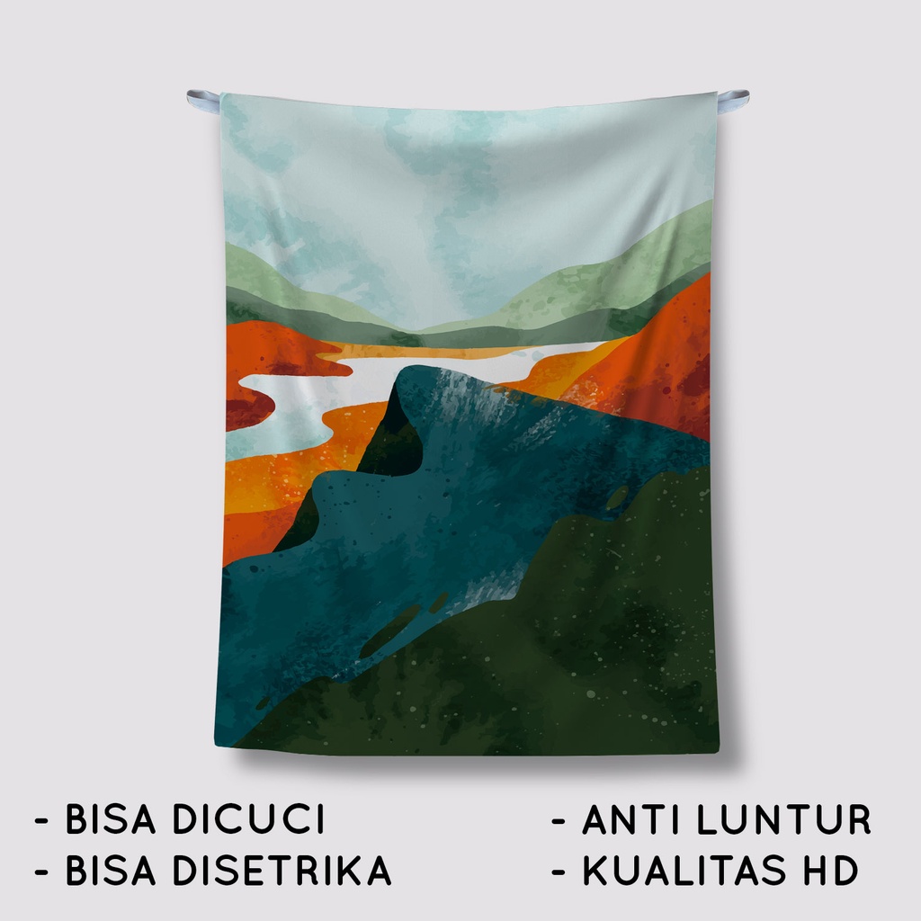 Jual POSTER KAIN TAPESTRY JUMBO NATURE AESTHETIC #A | Shopee Indonesia