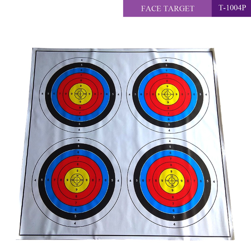 Jual Print Target Panahan 100x100cm Quad (4 Spot) Target Face Outdoor ...