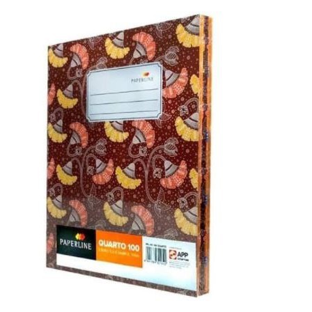 Jual Buku Tulis Hardcover Paperline Ukuran Kuarto 21 x 16 cm isi 100 lembar | Shopee Indonesia