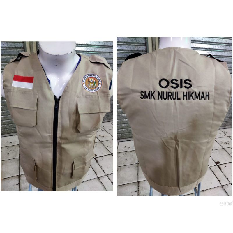 Jual rompi osis costum logo sekolah | Shopee Indonesia
