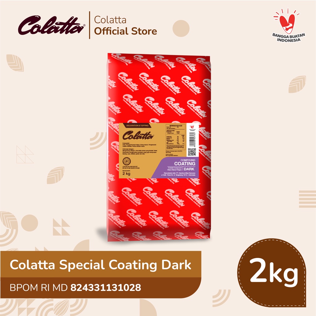 Jual Colatta Special Coating Chocolate Dark - Coklat Untuk Lapisan Kue ...