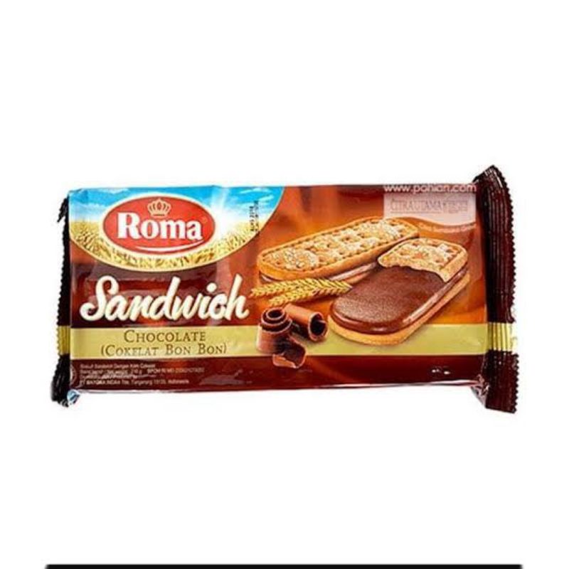 Jual Roma Sandwich Chocolate 157g | Shopee Indonesia