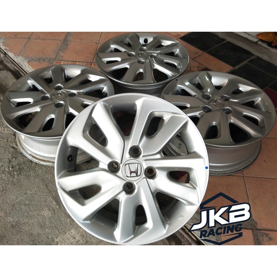 Jual VELG SEKEN COPOTAN OEM MOBIL HONDA MOBILIO Ring 15 Lebar 5,5 PCD 4X100 ET53 SILVER | Shopee ...