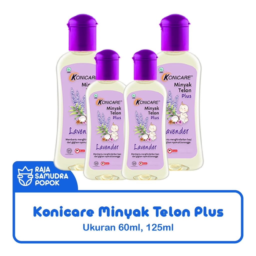 Jual Konicare Minyak Telon Plus 60ml, 125ml | Shopee Indonesia