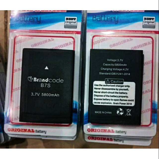 Jual Baterai Original BrandCode B7S | Shopee Indonesia