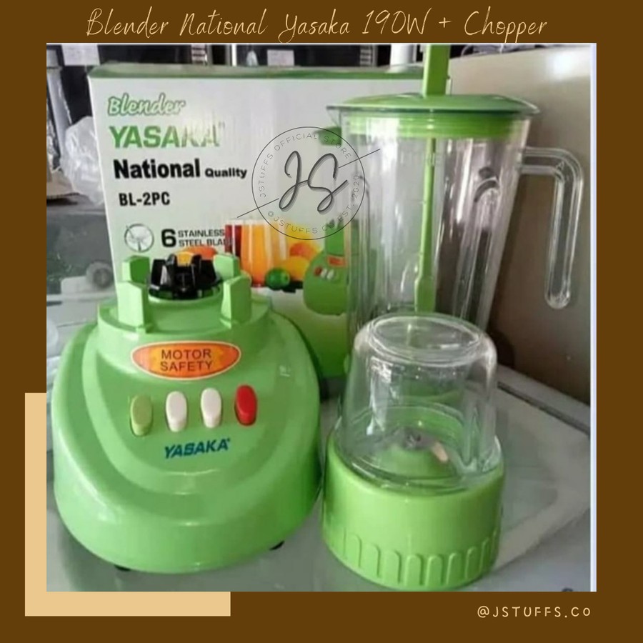 Jual Blender 2 in 1 National YASAKA BL-2PC DENGAN MINI CHOPPER FOOD ...