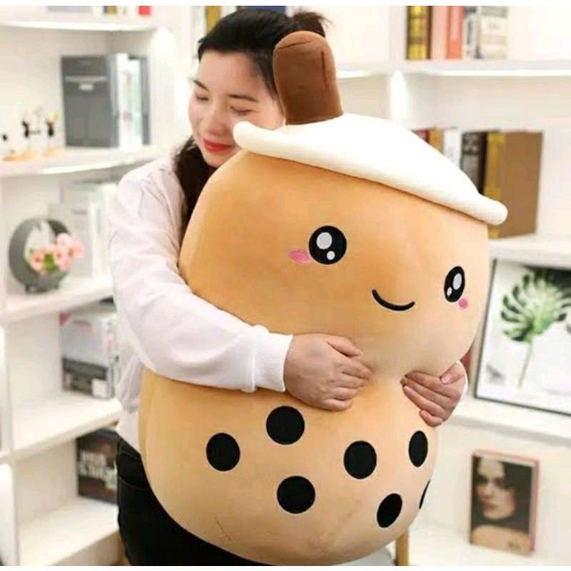 Jual BONEKA BOBA JUMBO BUBBLE MILK TEA BROWN HITSS | Shopee Indonesia