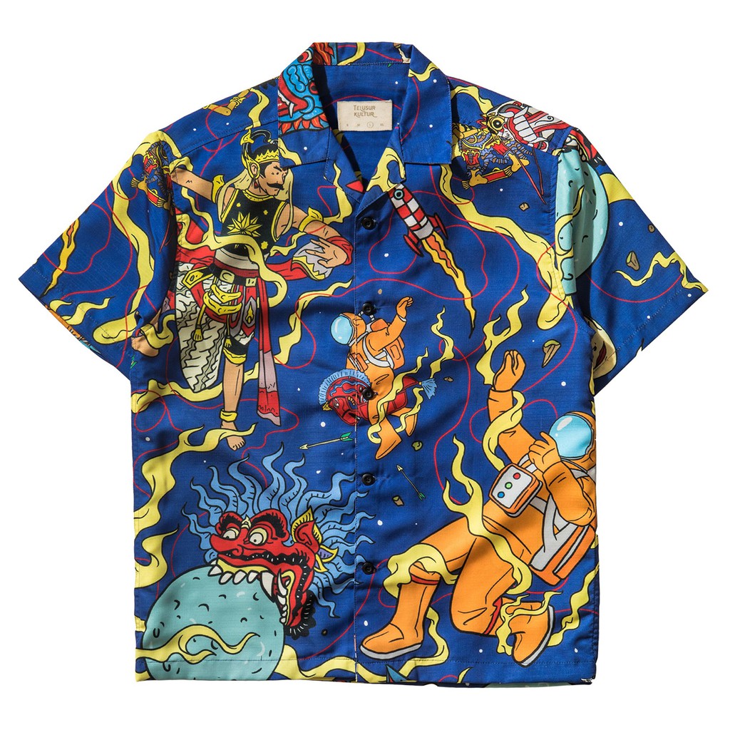 Jual Telusur Kultur Kemeja Print - Le Folklore | Shopee Indonesia