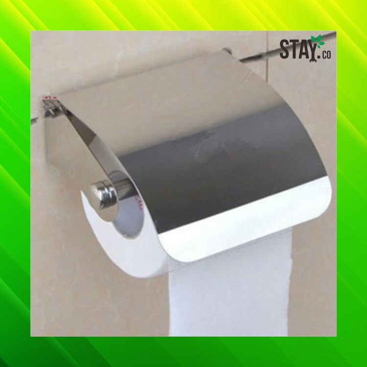 Jual Tempat Tissue Toilet WC Stainless Dinding Roll Gulung Tempel ...