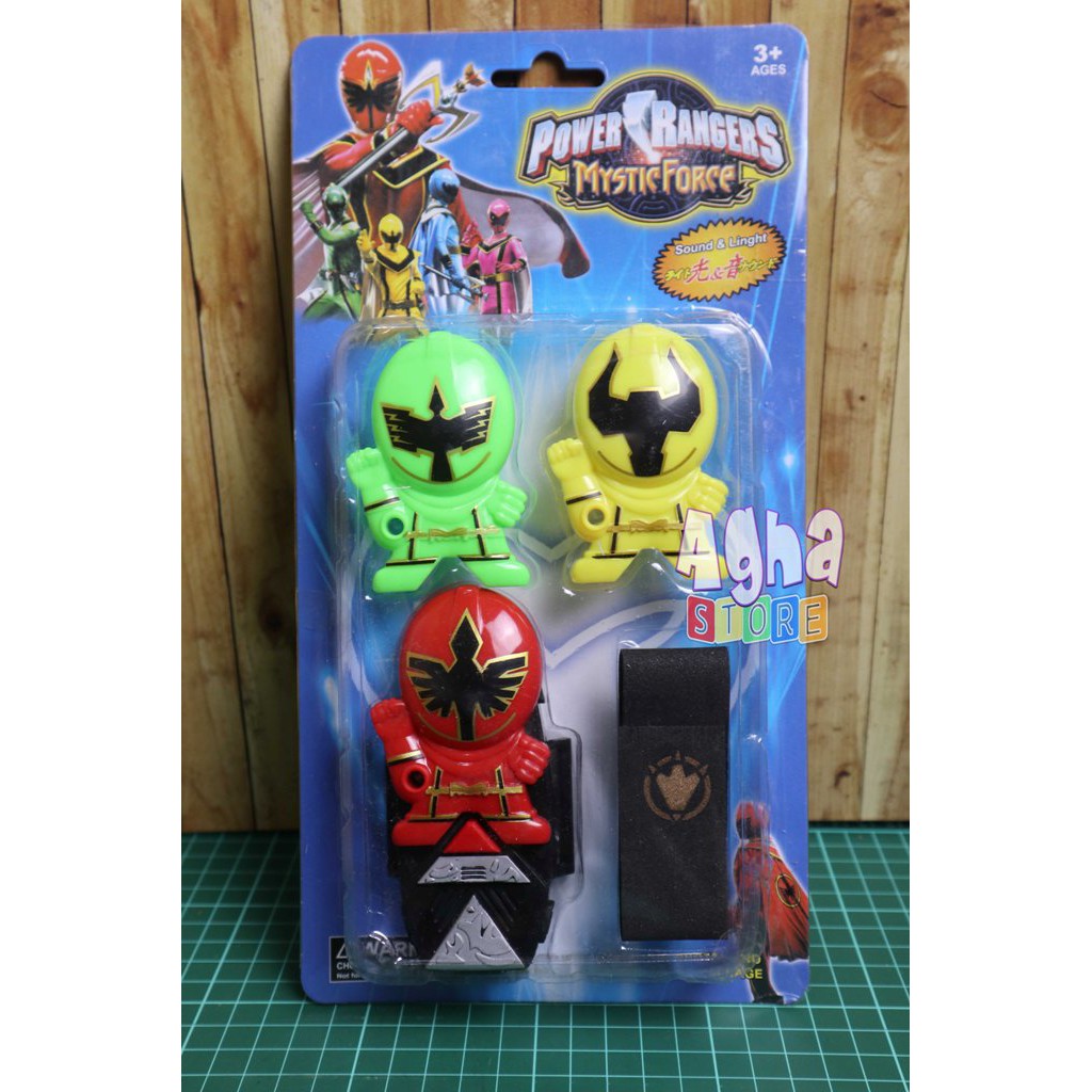 Jual Mainan Jam Gelang Power Ranger/Power Ranger Set | Shopee Indonesia