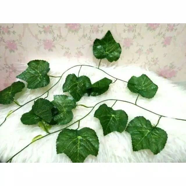 Jual Daun rambat anggur-daun rambat plastik-daun rambat artificial-daun ...