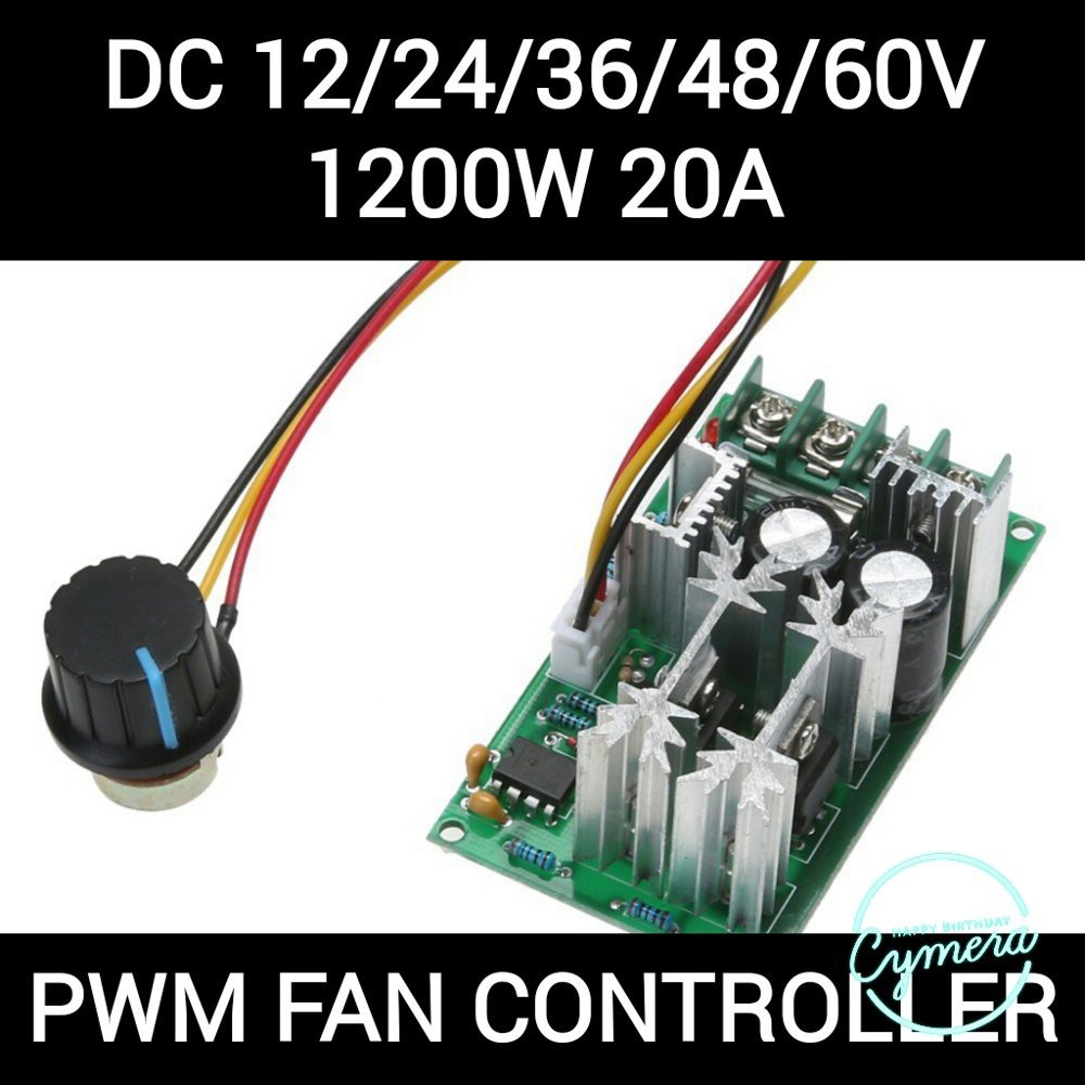 Jual PWM FAN Controller DC 20A 12v sampai 60v | Shopee Indonesia