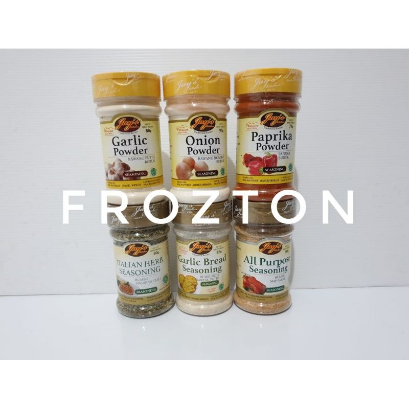 Jual Jay's Italian Herb All Purpose Garlic Bread Onion Paprika Powder ...