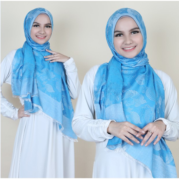 Jual MOBASA OFFICIAL hijab pashmina silk import motif/kerudung pashmina/jilbab pashmina premium ...