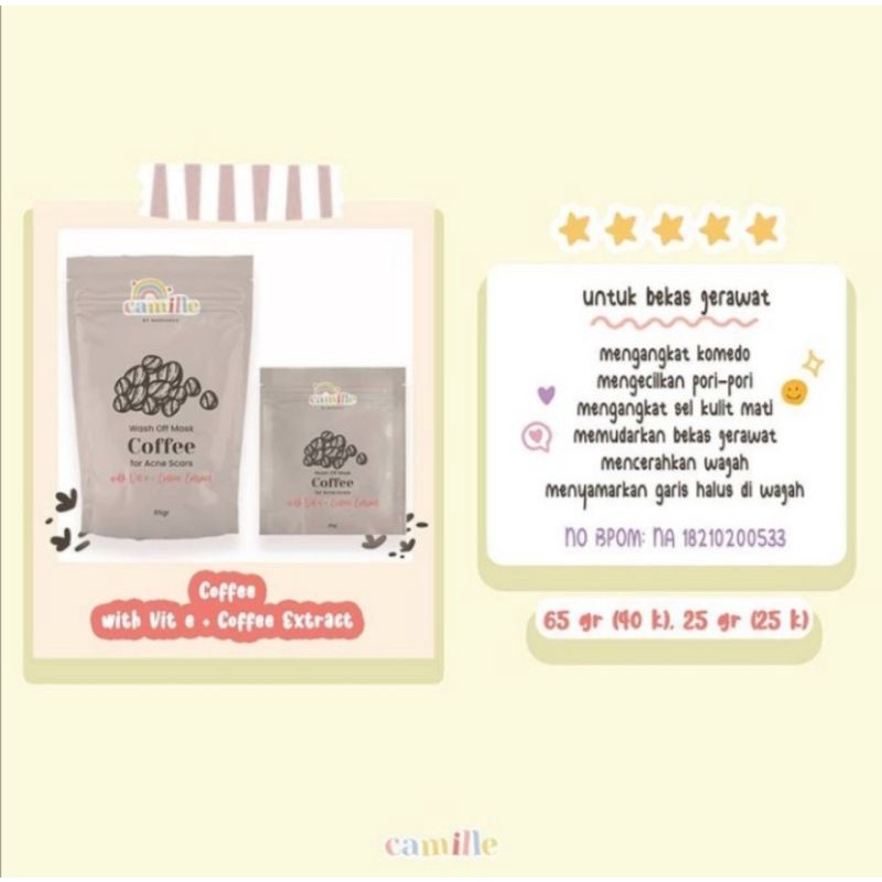 Jual CAMILLE - Wash Off Mask 65gr | 25gr | Shopee Indonesia