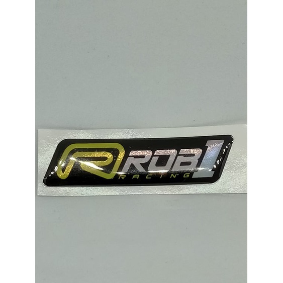 Jual STICKER STIKER TIMBUL RESIN MERK ROB 1 RACING VIRAL BAGUS MURAH ...