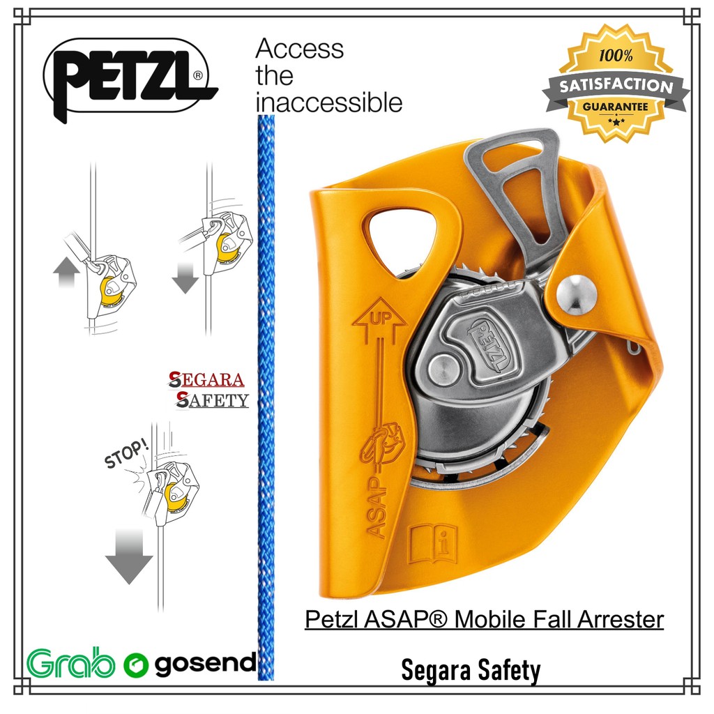 Jual Petzl ASAP MOBILE Fall Arrester Original | Shopee Indonesia