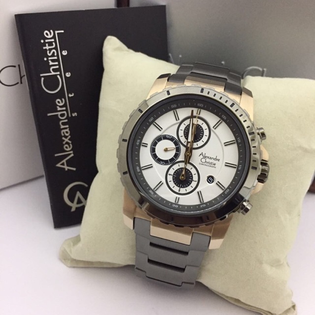 Jual Alexandre Christie AC 6141 Grey | Shopee Indonesia