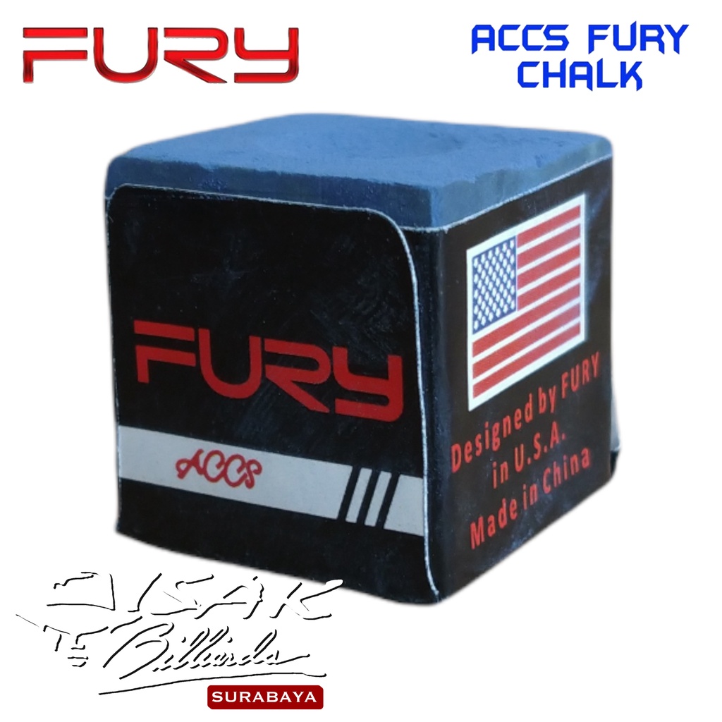Jual Fury Chalk ACCS - 1pcs - Billiard Chalks Kapur Eceran Biliar Asli ...