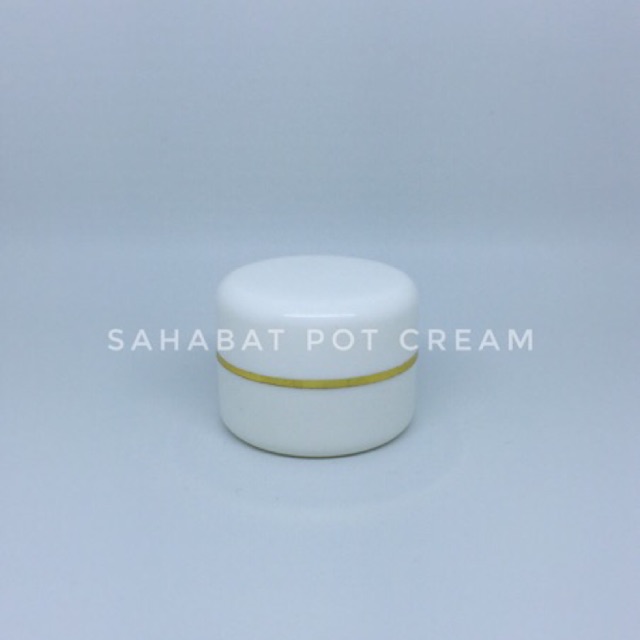 Jual Pot cream 10gr - 12.5gr BAHAN PP Warna Putih Tulang Putih Gading ...