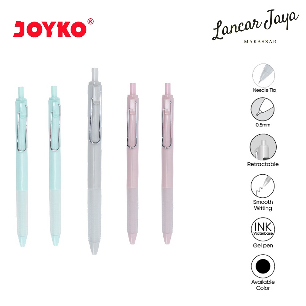 Jual [ 1 PCS ] Gel Pen Pulpen Pena Joyko GP-343 Pasuteru Gel 0.5 mm | Shopee Indonesia