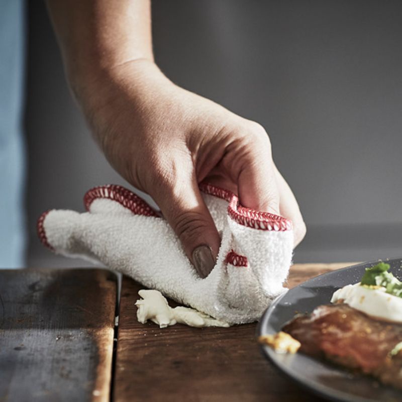 Jual Kain lap piring, merah, 25x25 cm | Shopee Indonesia