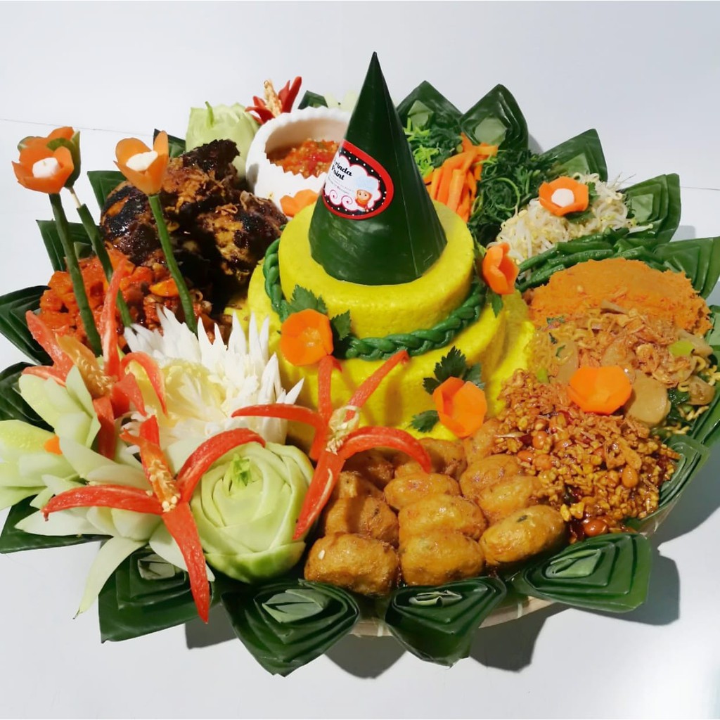 Jual Nasi Tumpeng Kuning Ukuran Besar Porsi Bervariasi | Shopee Indonesia