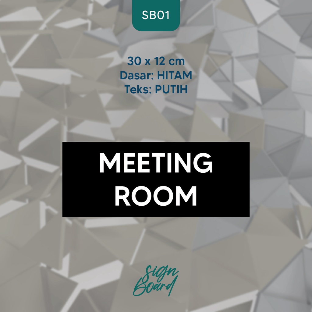 Jual Custom Design Sign Board Papan Nama Ruangan Akrilik | Shopee Indonesia