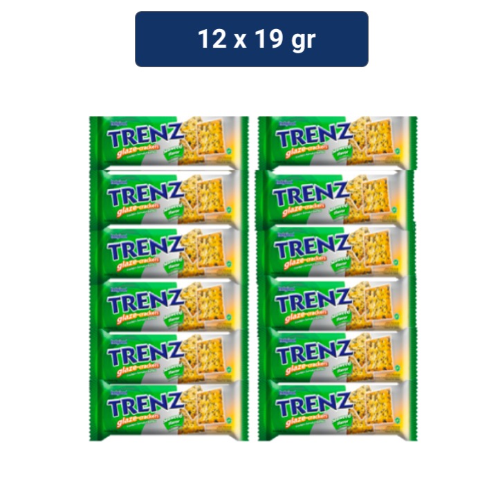 Jual Trenz Glaze Biskuit Rumput Laut 12 x 19 gr | Shopee Indonesia