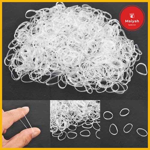 Jual Karet Ikat Rambut Jepang Transparant Bening Clear rabut kucir ...