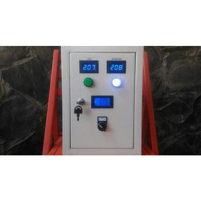 Jual Panel Kontrol Auto Switch PLN Inverter Hybrid Tenaga Surya dgn ...