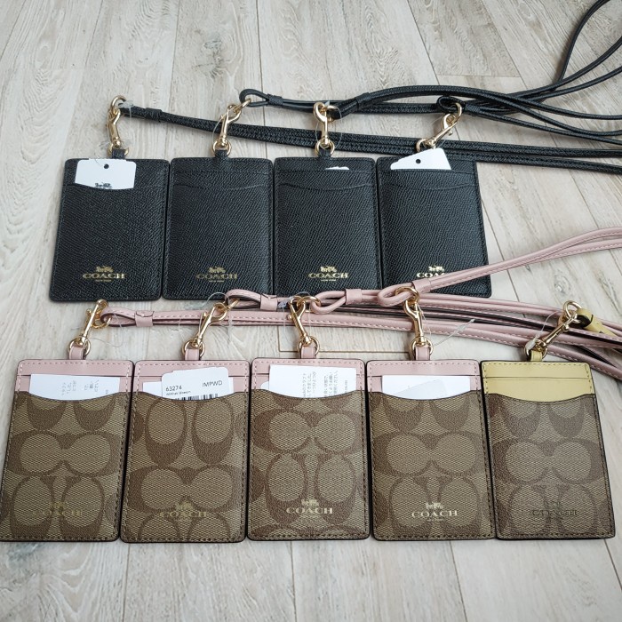 Jual Id Card - Lanyard Coach Gantungan Name Tag Coach | Shopee Indonesia