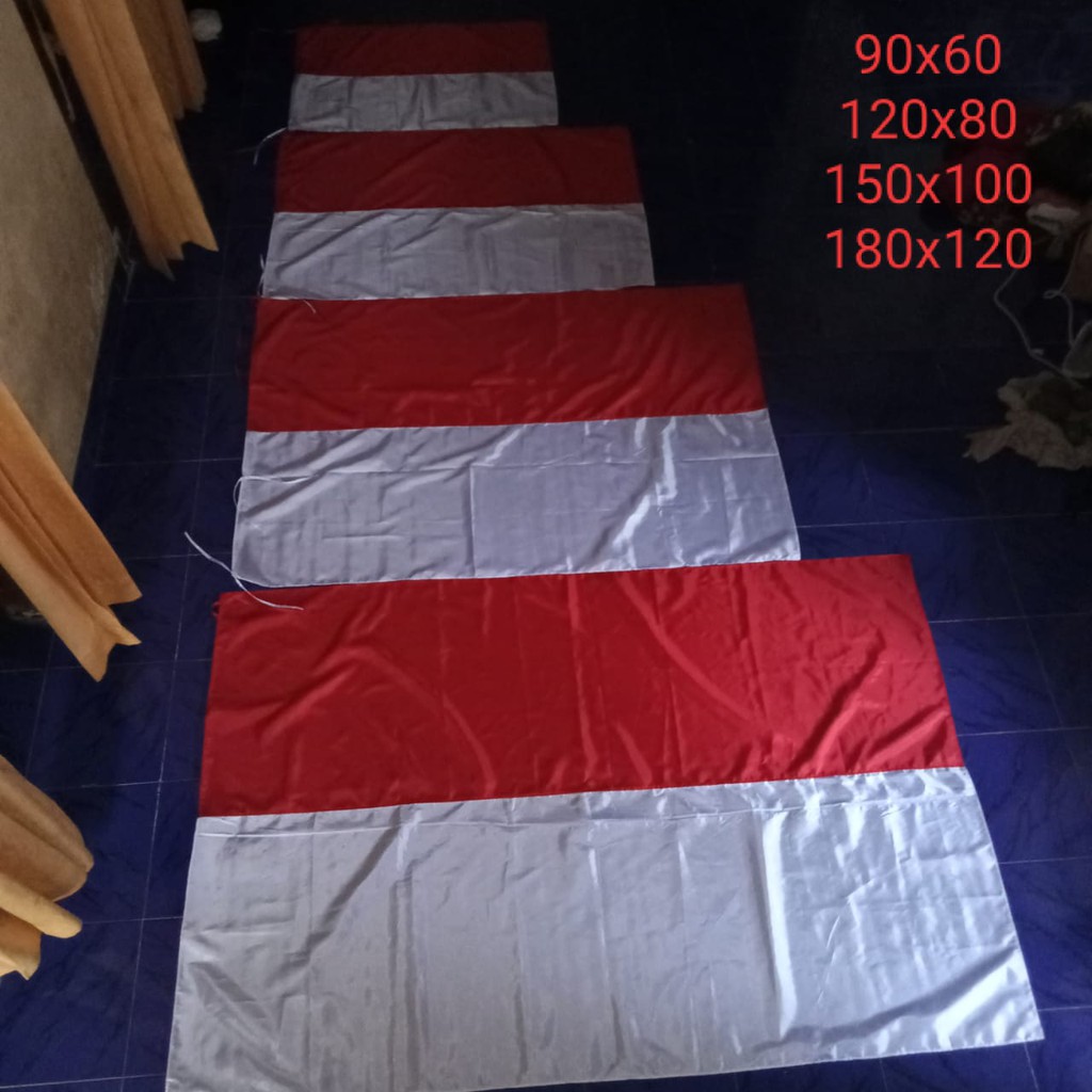Jual BENDERA MERAH PUTIH Berbagai Ukuran - Bendera Indonesia - Bendera ...