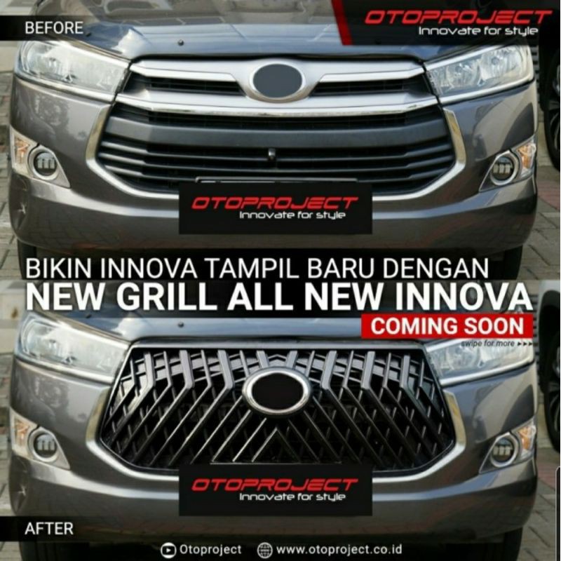 Jual Grill innova reborn model lexus tampil beda | Shopee Indonesia